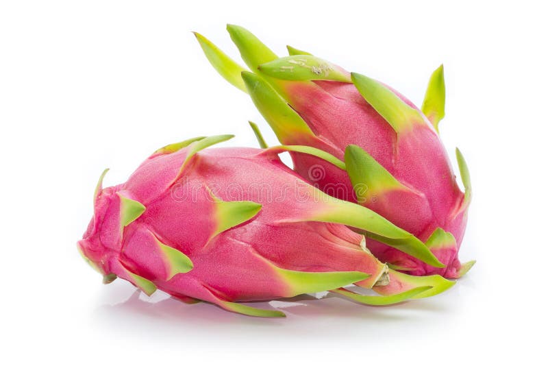 Pitaya Fruit Isolated Against White Background Stock Image - Image of ...