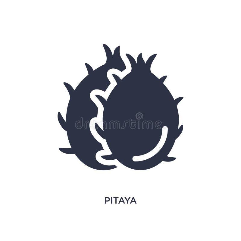 Pitaya Concept Vector Linear Icon Isolated on Transparent Background ...