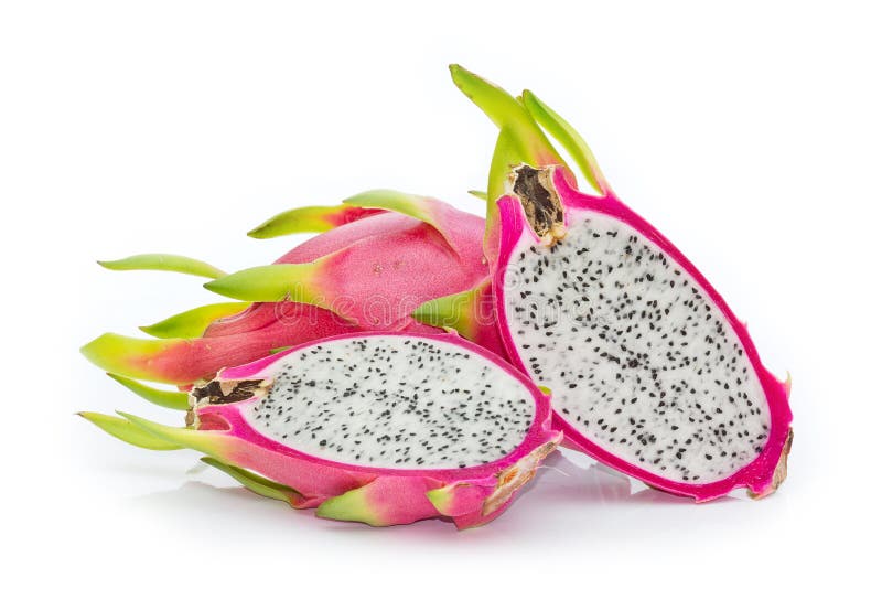 Pitaya Ou Dragon Fruit D'isolement Sur Le Fond Blanc Image stock ...