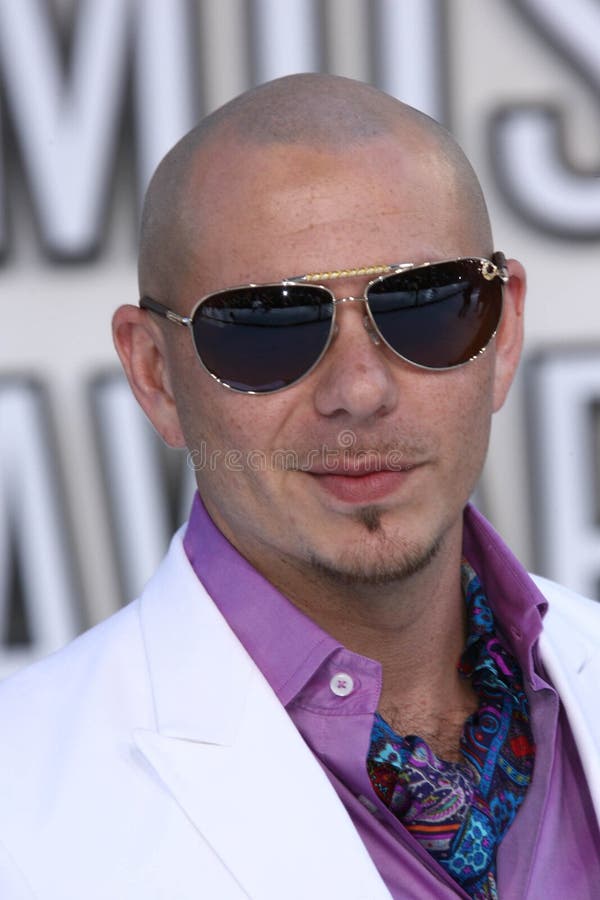 Pitbull Singer With Glasses