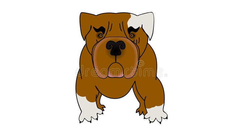 Pitbull stock illustration. Illustration of pitbull - 115006777
