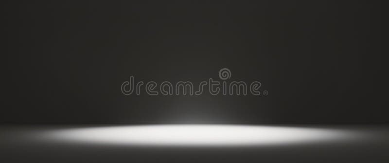 Pitch Black Background with a Minimal Light Stock Image - Image of ...