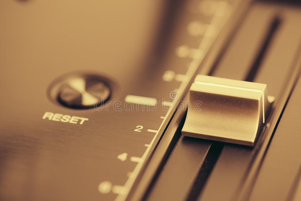 Pitch Control of Professional Dj Turntable Stock Photo - Image of speed ...