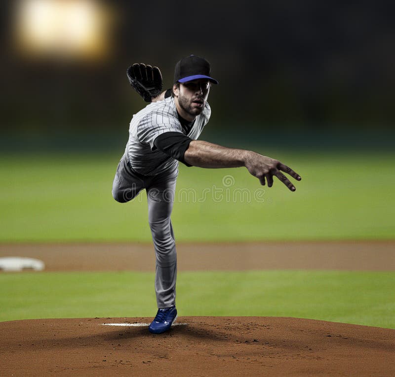 Baseball pitcher editorial image. Image of base, player - 53093095