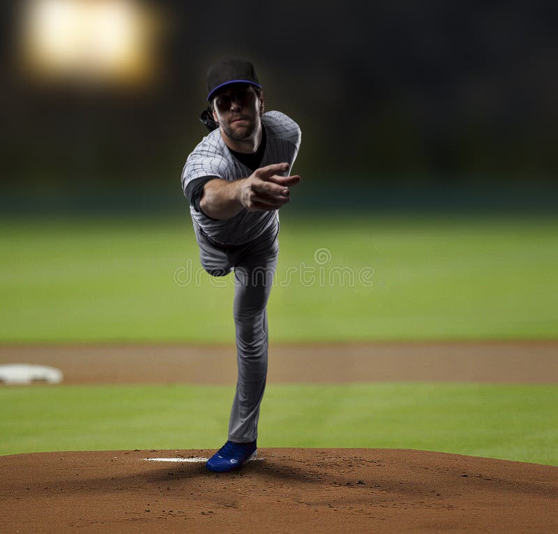 Pitcher Baseball Player stock image. Image of pitcher - 39840583
