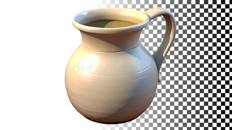 Pitcher Ceramic Kitchenware Beverage Server Drink Container Jug Utensil ...