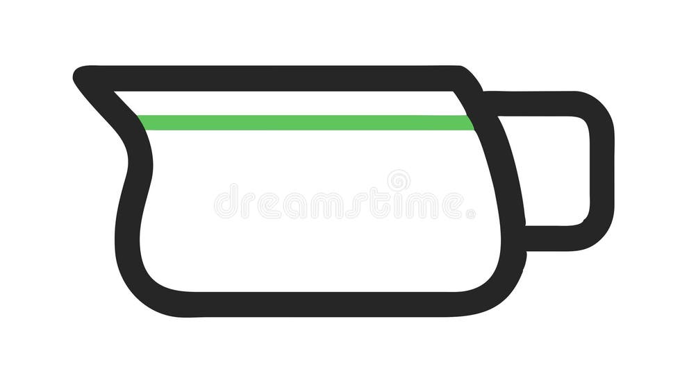 Pitcher Container Icon: Jug Beverage Symbol Vector, Vector Design ...