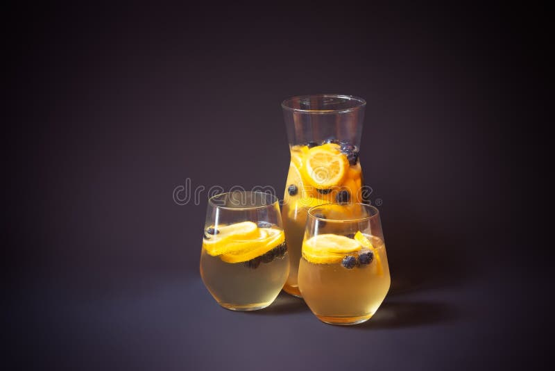 Pitcher and Glasses and Other Ancient Medieval Banquet Table War Stock ...