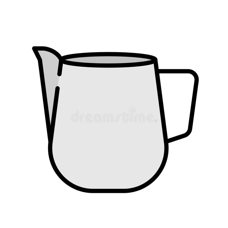 Pitcher Icon, a Container with a Spout Used for Storing and Pouring ...
