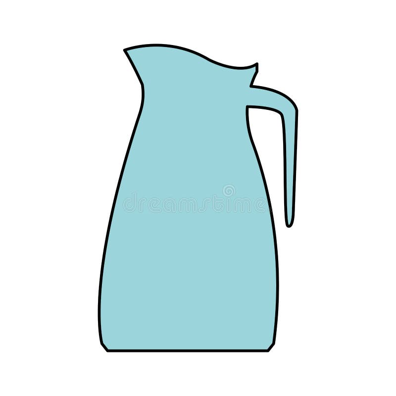 Pitcher Icon, Kitchen Utensils Design Stock Vector - Illustration of ...