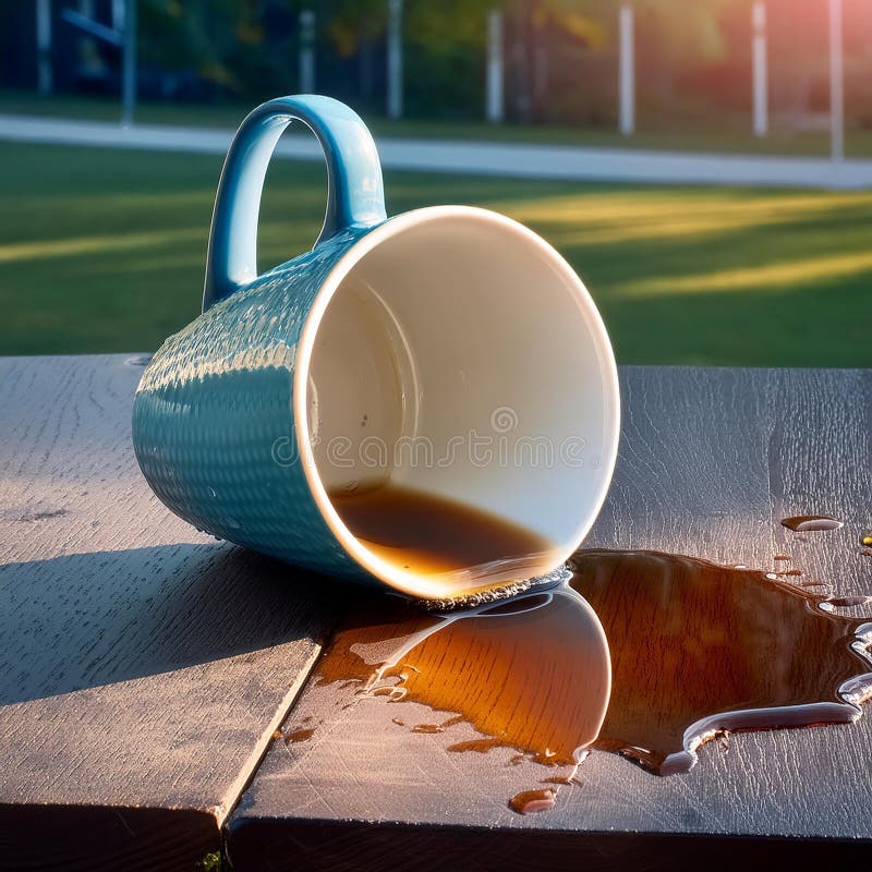 Pitcher of Liquid on Wooden Table. Generative AI Stock Image - Image of ...