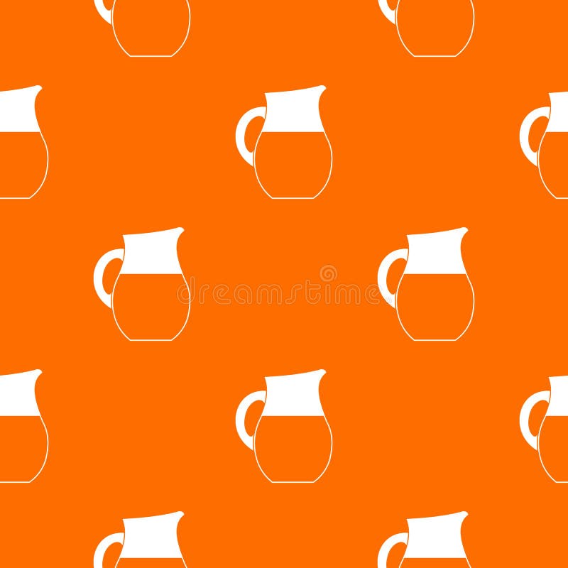 Pitcher of Milk Pattern Seamless Stock Vector - Illustration of dieting ...