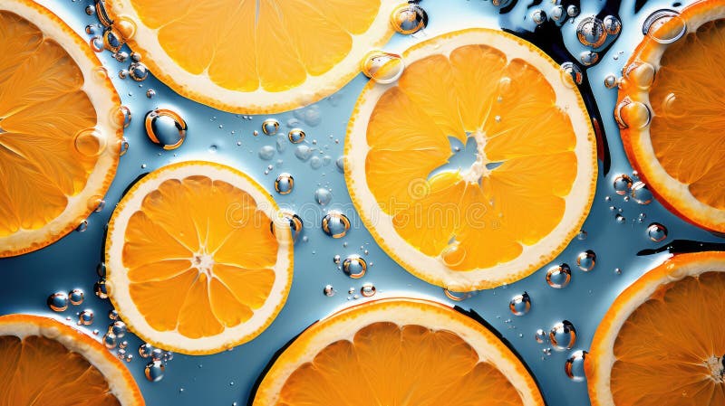 Shining Pitcher Orange Slices Pattern Stock Illustrations – 1 Shining ...