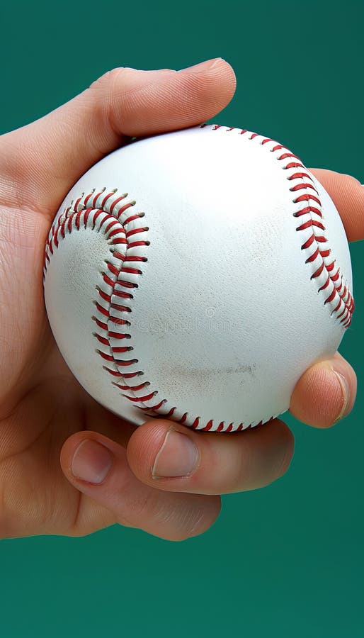 Pitcher S Precise Grip before Throw, Showcasing Control and Skill for ...