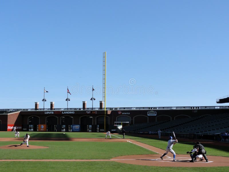 As Pitcher Throws a Pitch with Bases Loaded Editorial Image - Image of ...