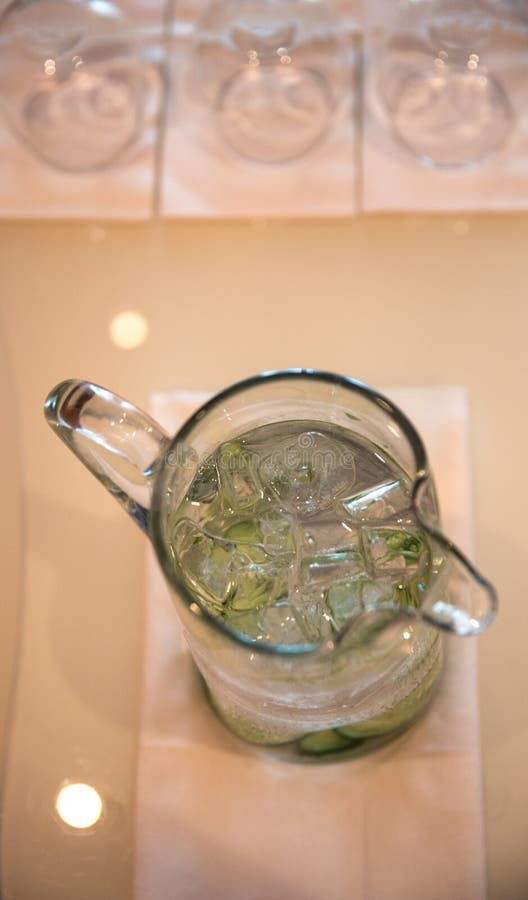 Pitcher of Water stock photo. Image of restaurant, beverage - 72264602