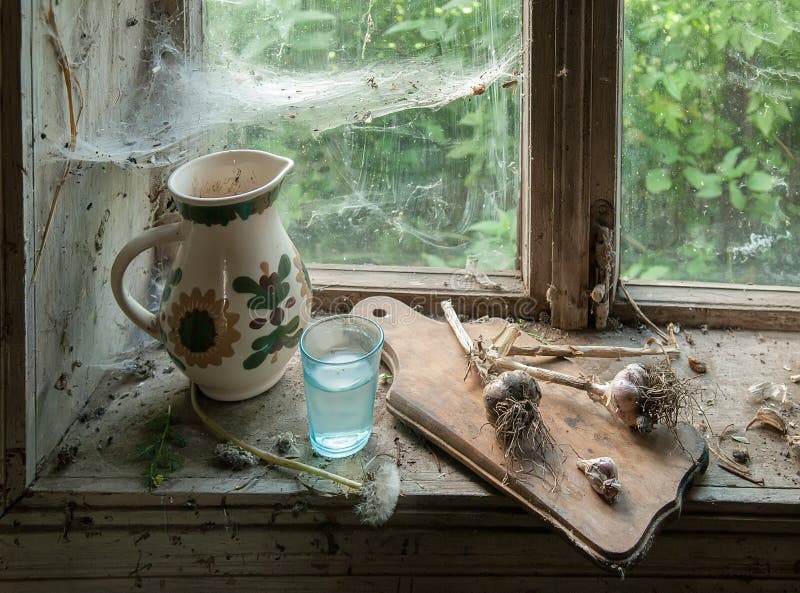 Rustic Still Life with Pitcher Stock Image - Image of ancient, rustic ...