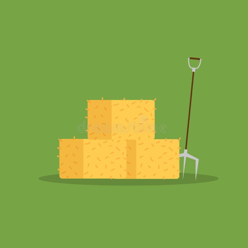 Hay Square Bales Stock Illustrations – 110 Hay Square Bales Stock ...