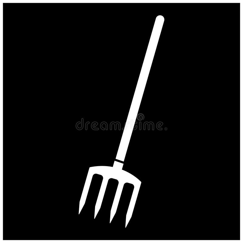 Pitchfork Icon Design Template Stock Illustration - Illustration of ...