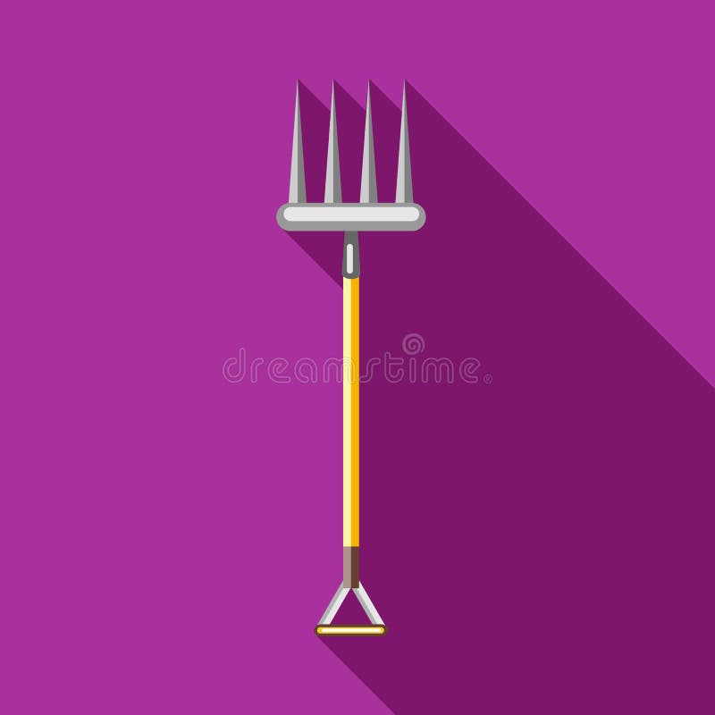 Axe and Pitchfork Icon, Cartoon Style Stock Vector - Illustration of ...