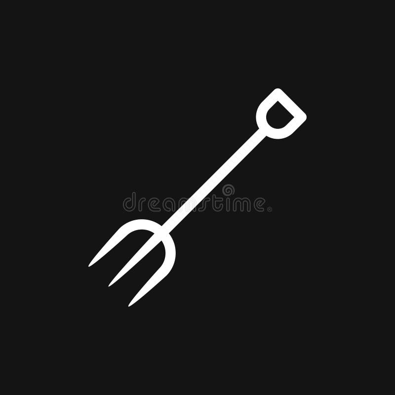 Pitchfork Icon in Flat Style Isolated on Background. for Your Design ...