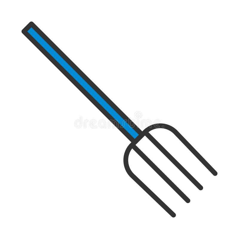Pitchfork Icon stock vector. Illustration of graphic - 255011034