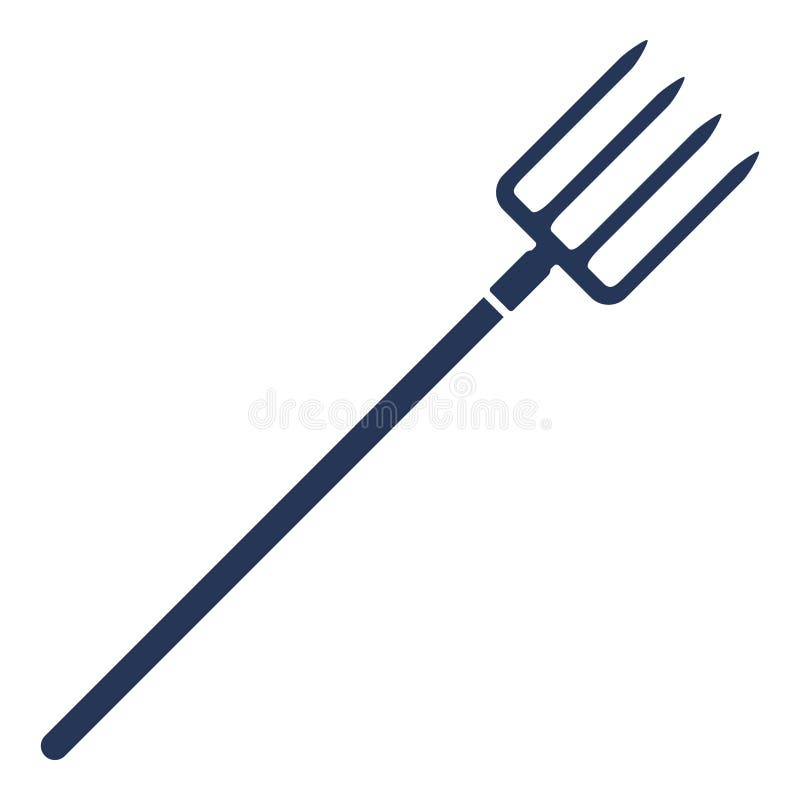 Pitchfork Single Vector Illustration Stock Vector - Illustration of ...