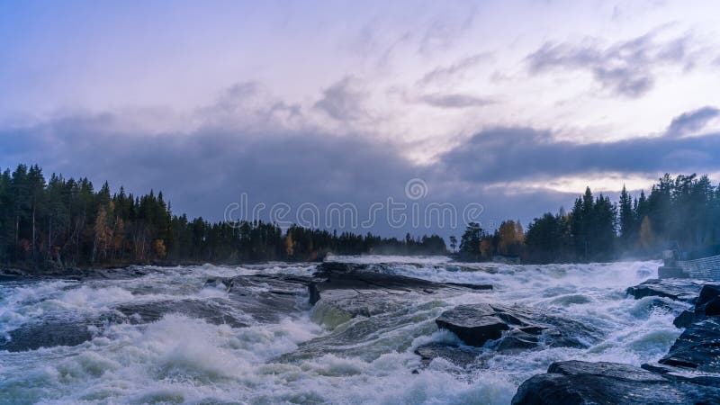Pite river in Sweden stock image. Image of scenery, landscape - 167995971