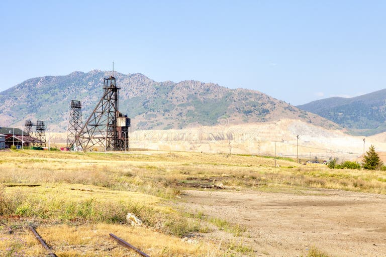 Pithead stock photo. Image of tall, shaft, tower, iron - 42838646
