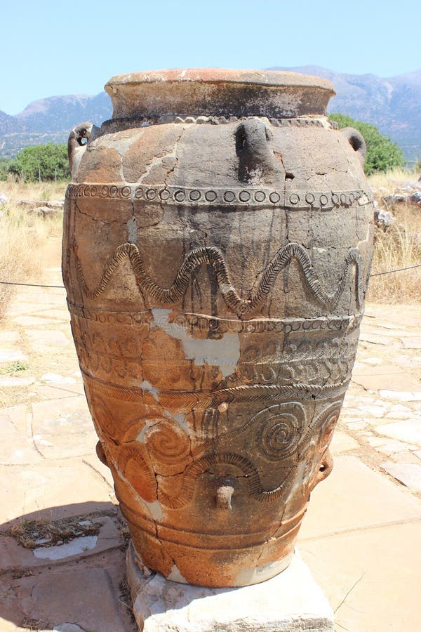 Pithos stock photo. Image of vessel, blue, summertime - 94177918