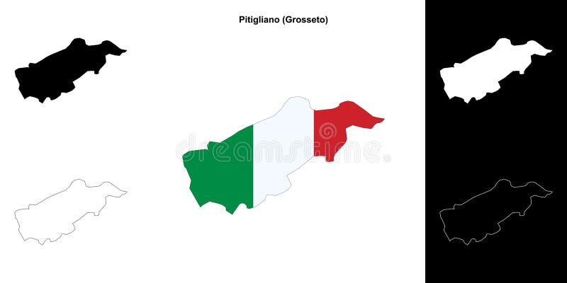 Pitigliano Outline Stock Illustrations – 2 Pitigliano Outline Stock ...