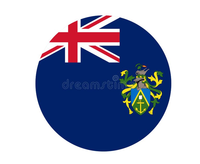 Pitcairn Islands Flag National Oceania Emblem Icon Vector Stock Vector ...