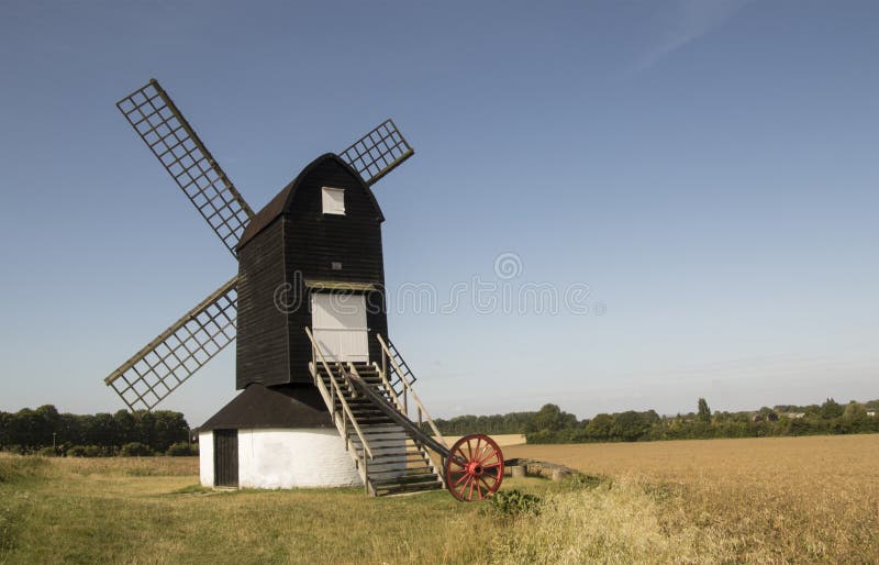 Pitstone Windrad Im Buckinghamshire Ist Wahrscheinlich Die älteste ...