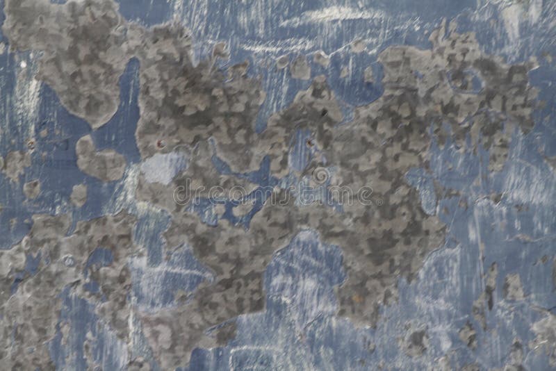 Pitted Blue Metal Panel Grunge Texture Stock Image - Image of pitted ...