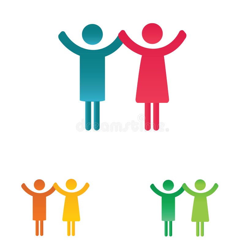 Pittogramma della famiglia illustrazione di stock. Illustrazione di ...