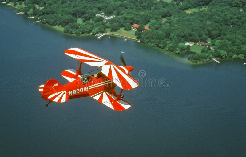 Pitts Special Acrobatic Airplane in Flight Editorial Stock Image ...