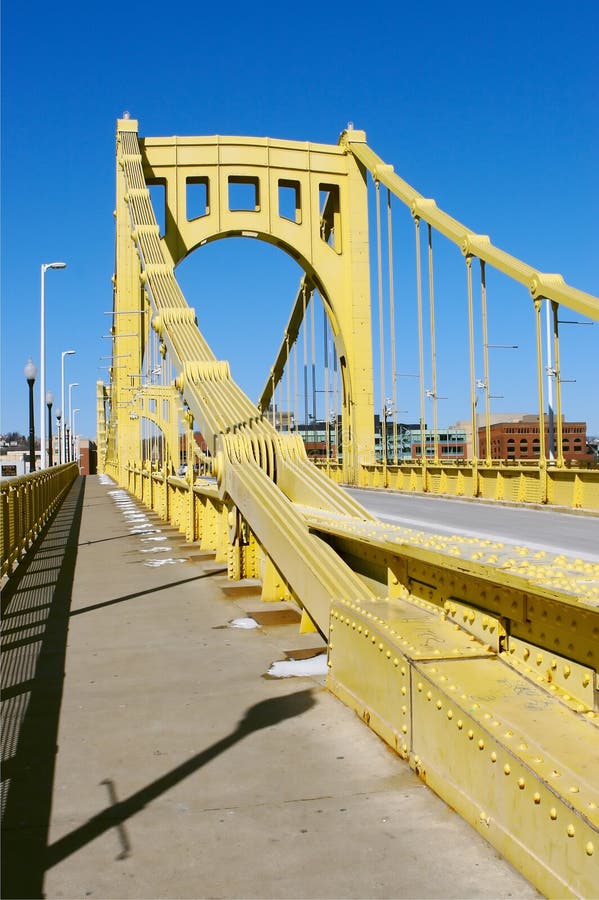 Empty Pittsburgh Bridge stock image. Image of pittsburgh - 10754397