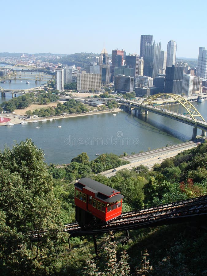 Pittsburgh Golden Triangle stock photo. Image of golden - 12848192