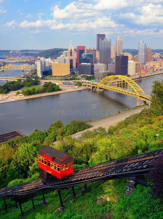 Pittsburgh Incline stock photo. Image of place, point - 26288856