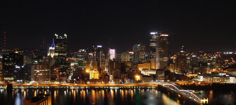 Pittsburgh at Night stock image. Image of pittsburgh, bridges - 1496105 Pittsburgh at Night stock image. Image of pittsburgh, bridges - 1496105