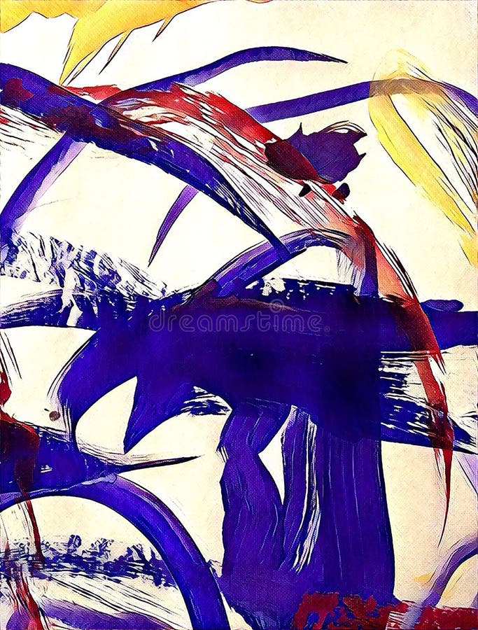 Filtro Stilizzato Astratto Da Prizma Della Pittura Acrilica ...