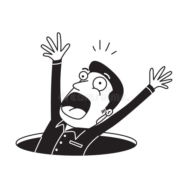 Pity man asking for help stock vector. Illustration of hole - 254527357