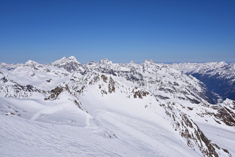 Pitztal glacier, Austria stock photo. Image of nature - 53031932