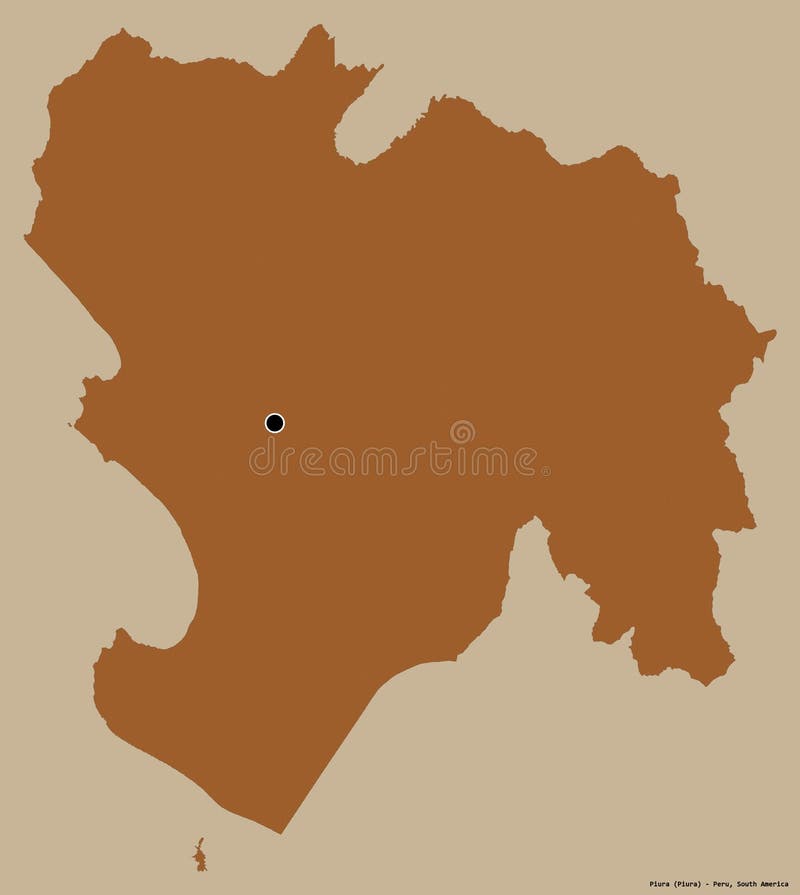 Map of Piura stock vector. Illustration of geography - 187214017