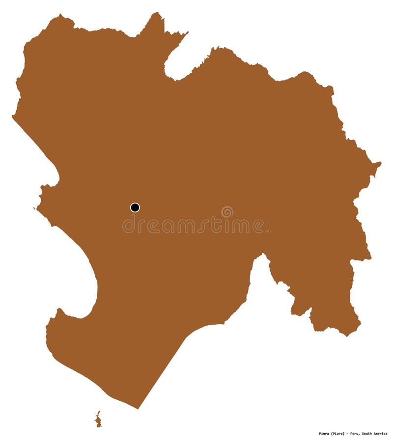 Map of Piura stock vector. Illustration of geography - 187214017