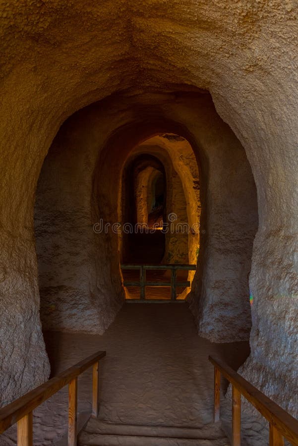 Piusa Caves Museum in Estonia Editorial Image - Image of wall, passage ...