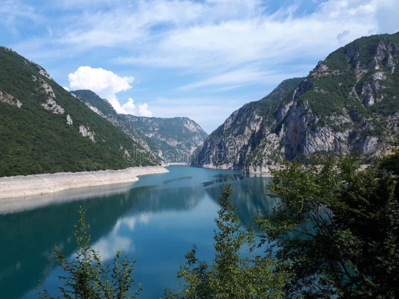 Piva River, Montenegro stock image. Image of beauty - 174716887