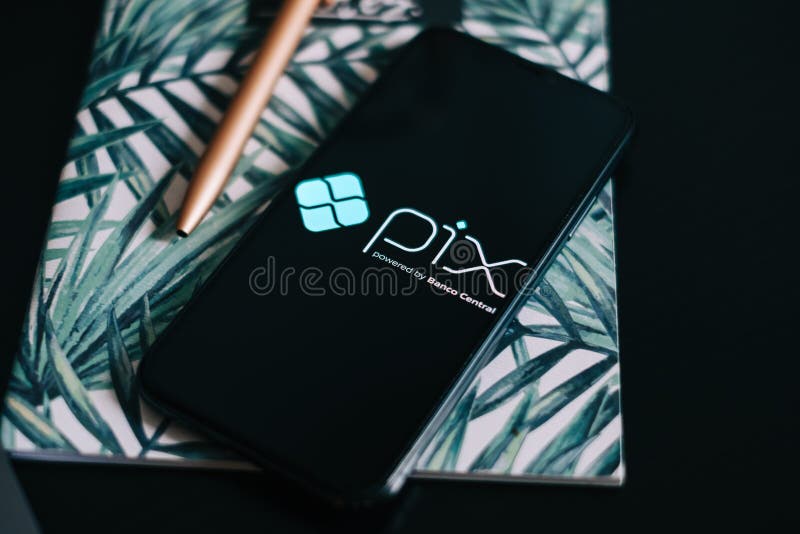 Pix Logo on Smartphone Screen Editorial Photography - Image of brasil ...