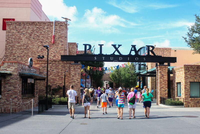 Pixar Studios Entrance Gate Editorial Stock Photo - Image of landmark ...