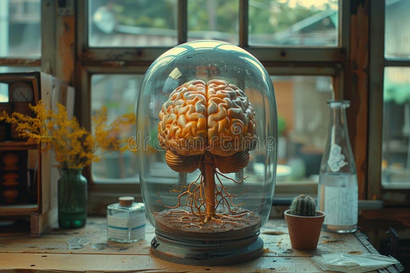 Pixar Style Brain Illustration Learning with Vibrant Colors and ...